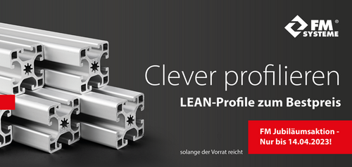 LEAN-Profile zum FM-Jubiläumspreis